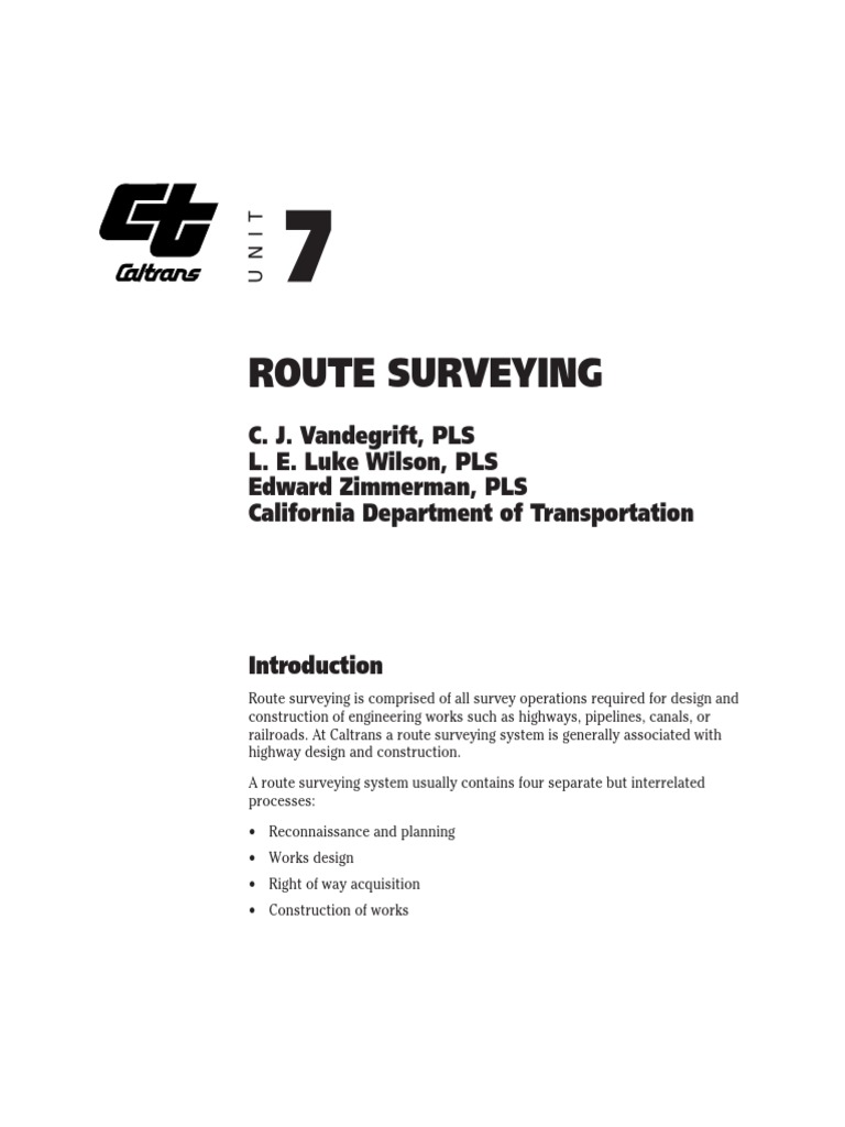 Route Surveying PDF | PDF | Slope | Surveying
