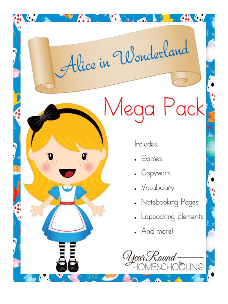 Alice in Wonderland Pack | PDF | Alice (Alice's Adventures In ...