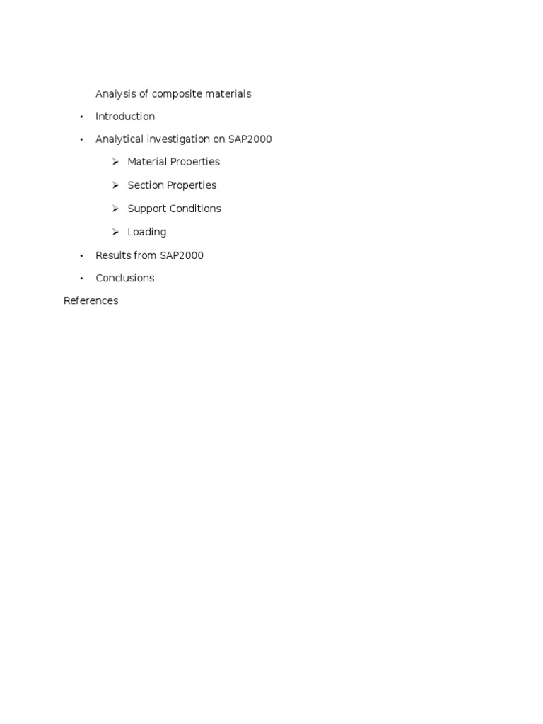 Analysis of Composite Materials | PDF