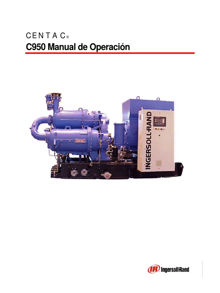Manual de Operacion Ir Centac C950 | PDF | Compresor de gas | Bomba