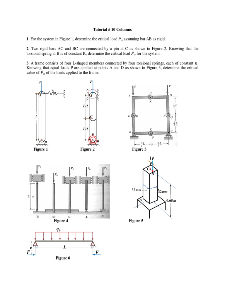 T10 Columns PDF | PDF | Solid Mechanics | Mechanical Engineering