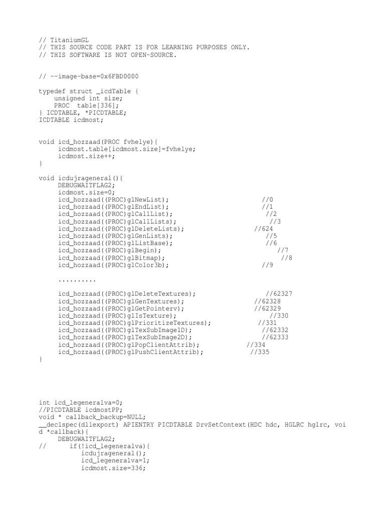 OpenGL ICD Development | PDF | Models Of Computation | Software Engineering