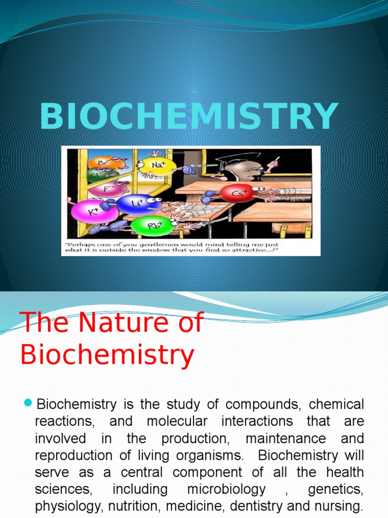 Biochemistry Introduction | PDF | Cell (Biology) | Chromatography