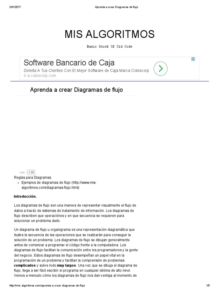 Aprenda A Crear Diagramas de Flujo | PDF | Script Java | Software