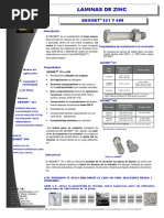 Ficha Tecnica Geomet 500 | PDF | Revestimiento | Aluminio