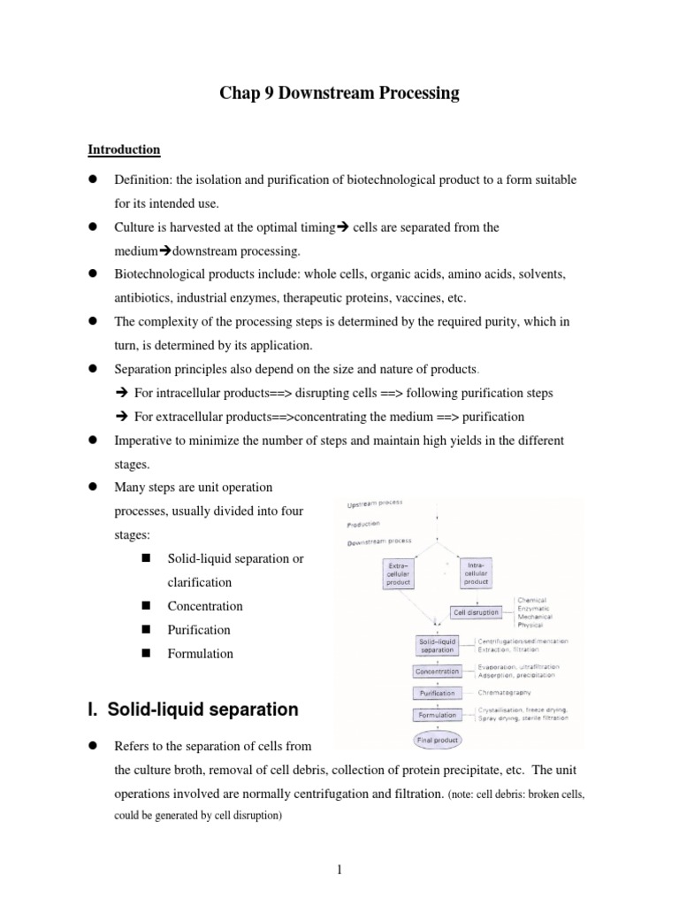 Chap9 Downstream Processing | PDF | Chromatography | Monoclonal Antibody