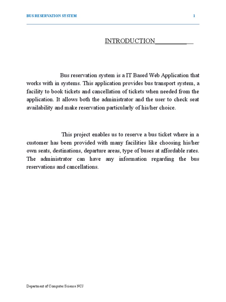 Bus Reservation System WebBased Apllication | PDF | Java Servlet | Java Server Pages