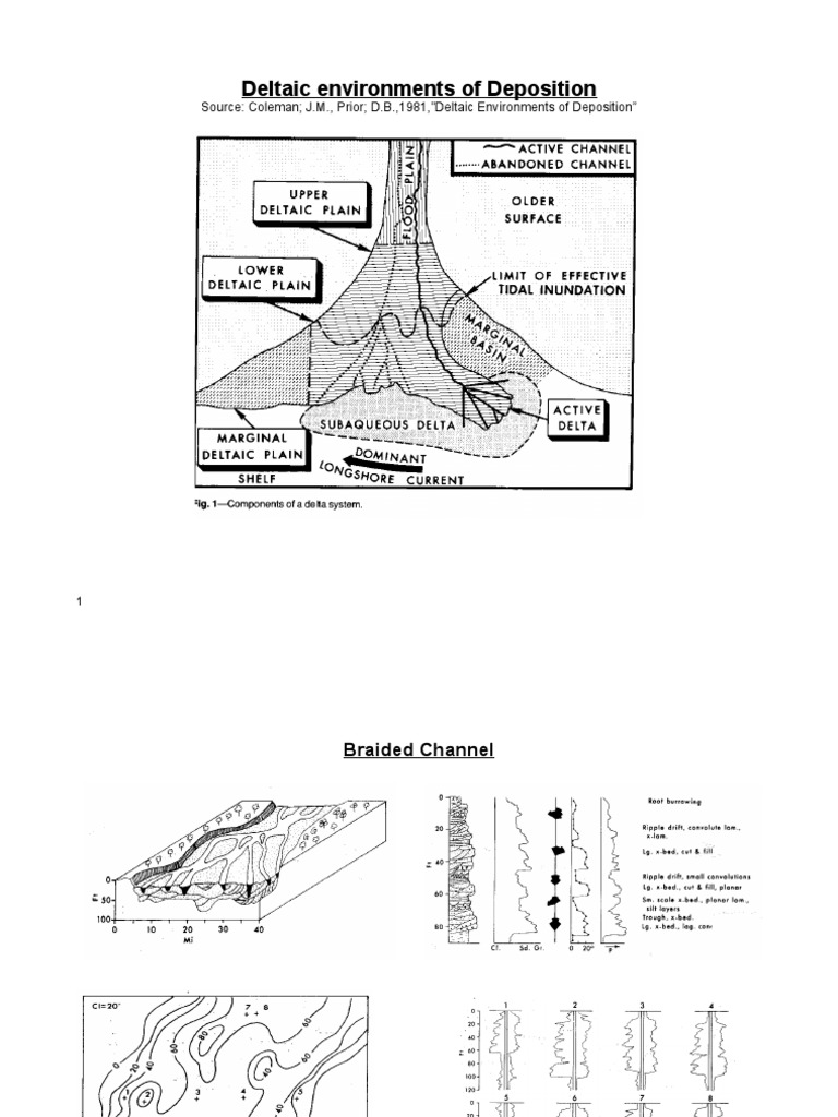 Deltaic Deposition Environments Overview | PDF