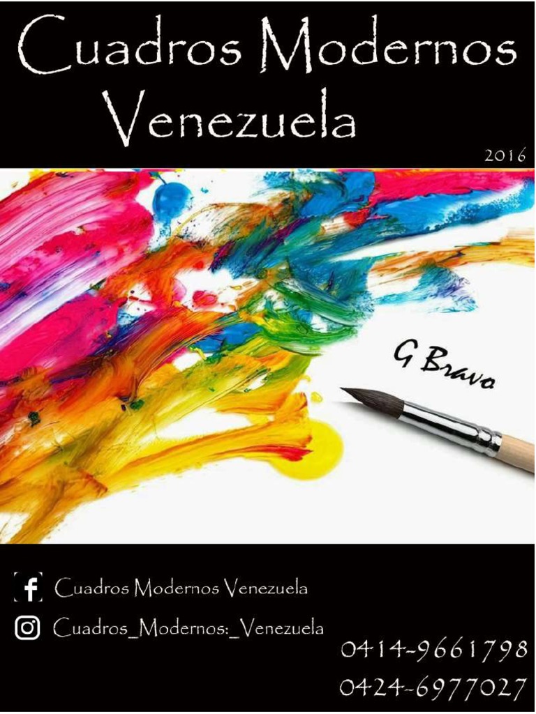 Cuadros Modernos Venezuela Catalogo PDF | PDF
