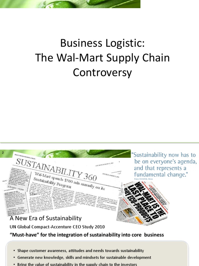 The Walmart's Supply Chain Controversy | PDF | Walmart | Supply Chain