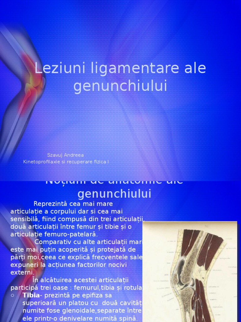 Leziuni Ligamentare Ale Genunchiului