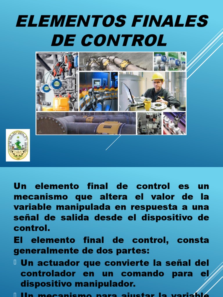 Elementos Finales de Control | PDF | Solenoide | Energia electrica