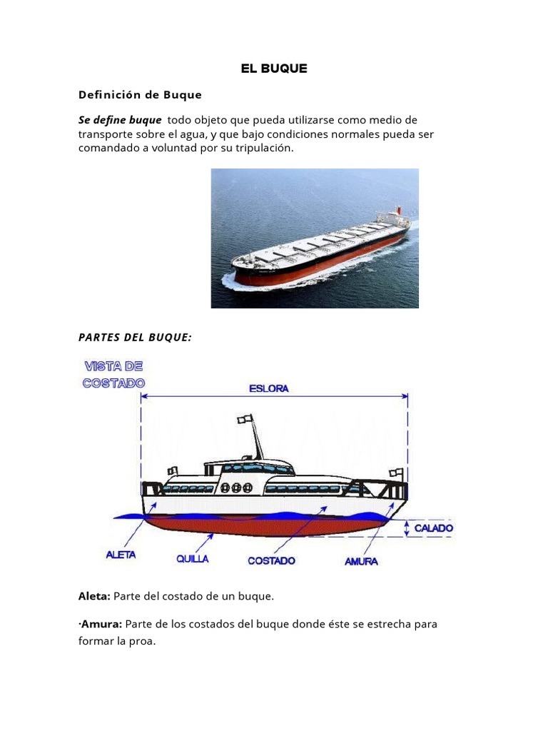 El Buque | PDF | Barcos | Buques