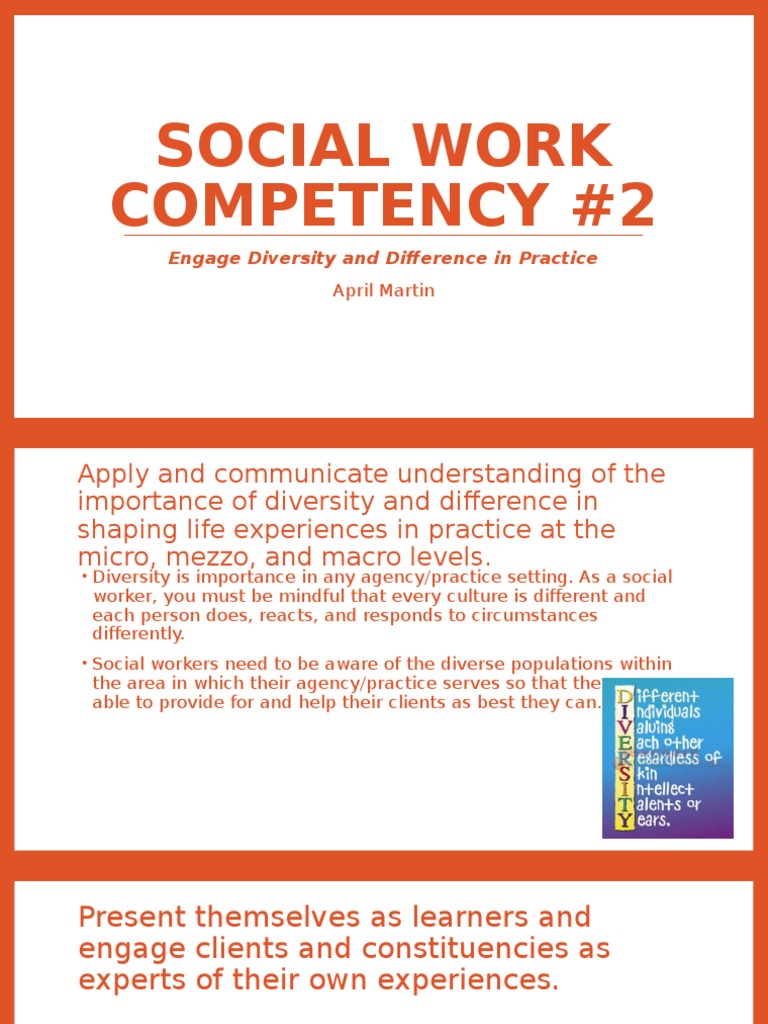 SW Competency 2 | PDF