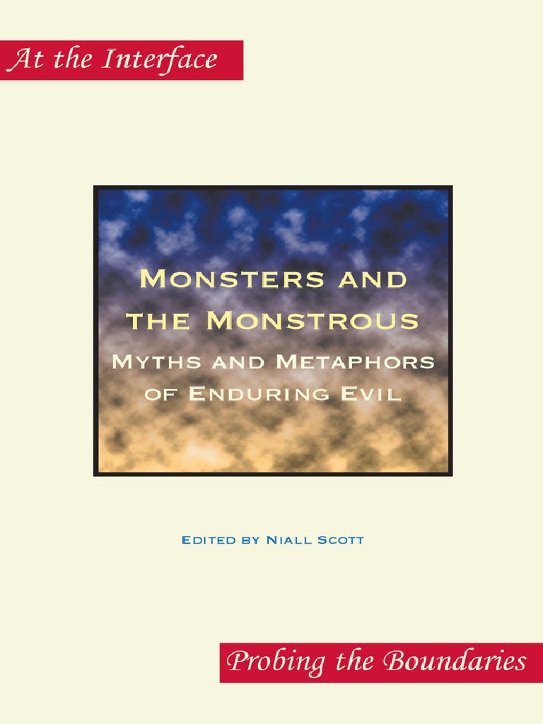 Niall Scott - Monsters and The Monstrous Myths and Metaphors of ...