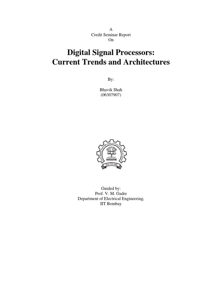 DSP Architecture PDF | PDF | Digital Signal Processor | Instruction Set