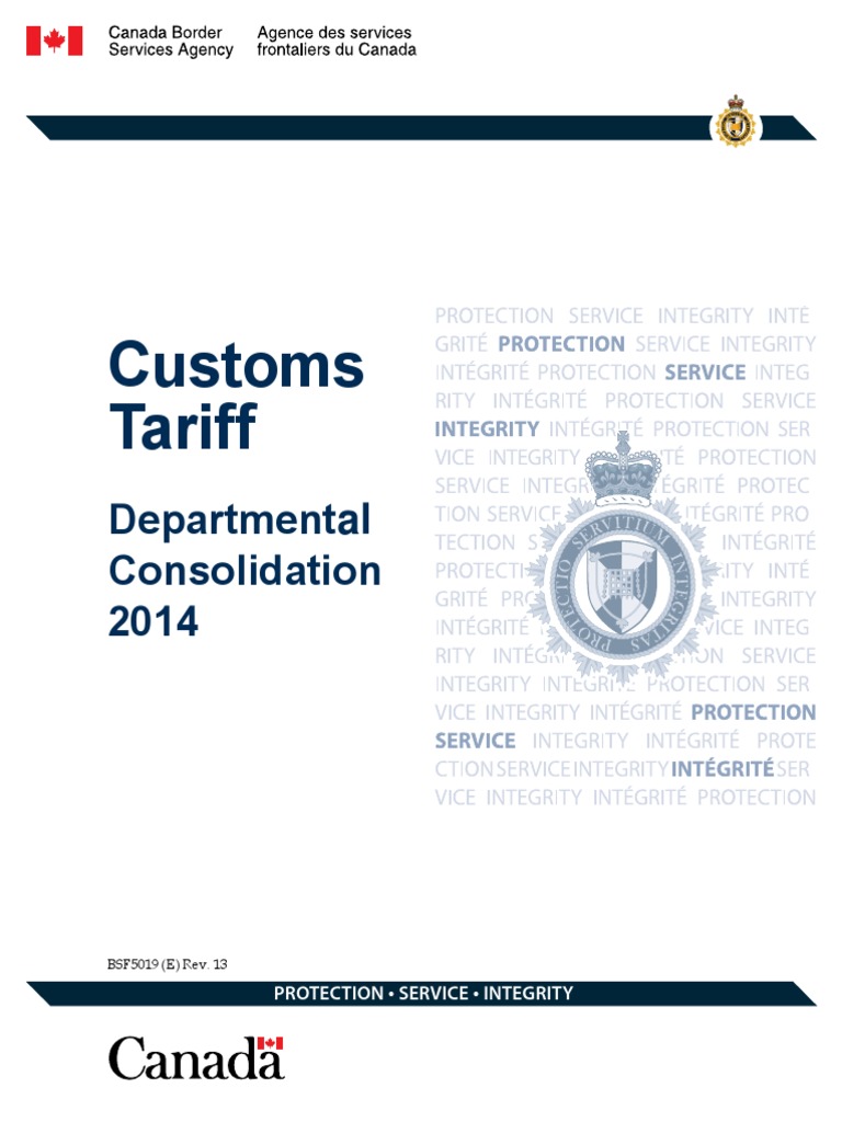 Custom Tariff PDF | PDF | Textiles | Chemical Substances