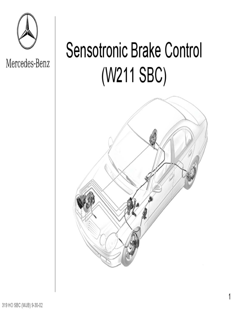 W211-SBC.pdf | Anti Lock Braking System | Brake