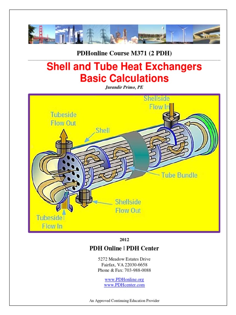 Shell and Tube HX Basic Calculation | PDF | Calorie | Heat Exchanger