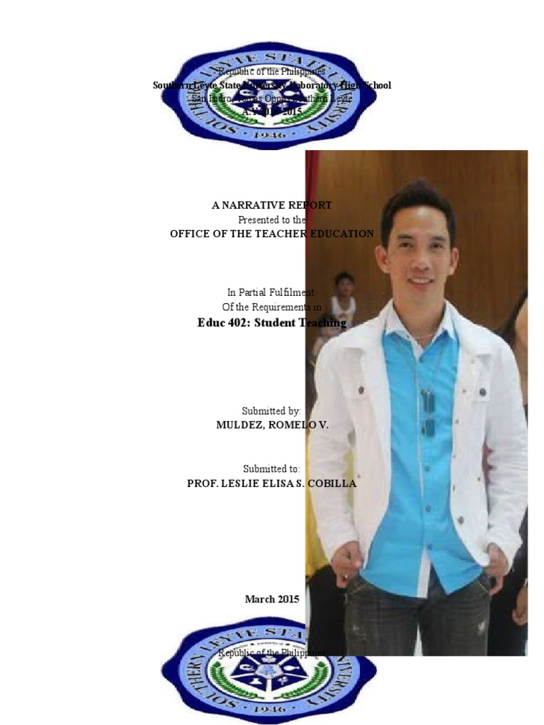 Practice Teaching Narrative Report - Final | PDF | Mentorship | Teachers