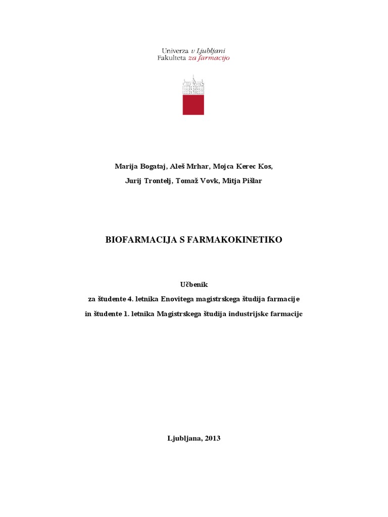 Biopharmacy With Pharmacokinetics