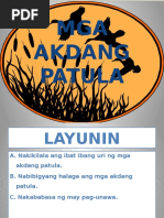 Mga Akdang Patula | PDF