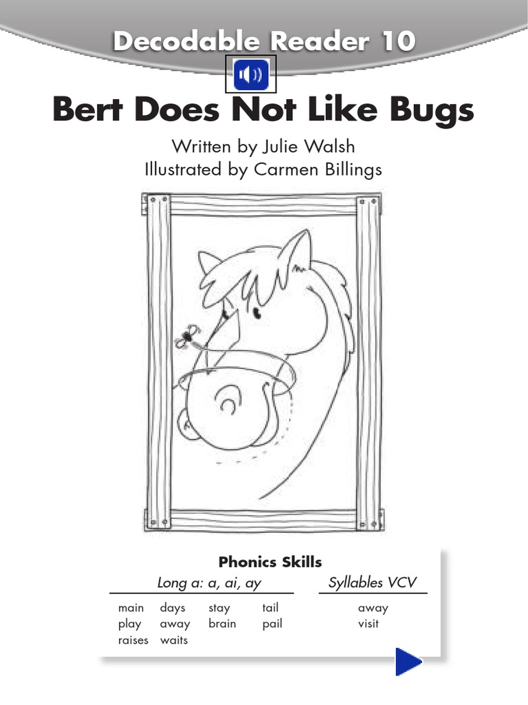 10 - Bert Does Not Like Bugs PDF | PDF