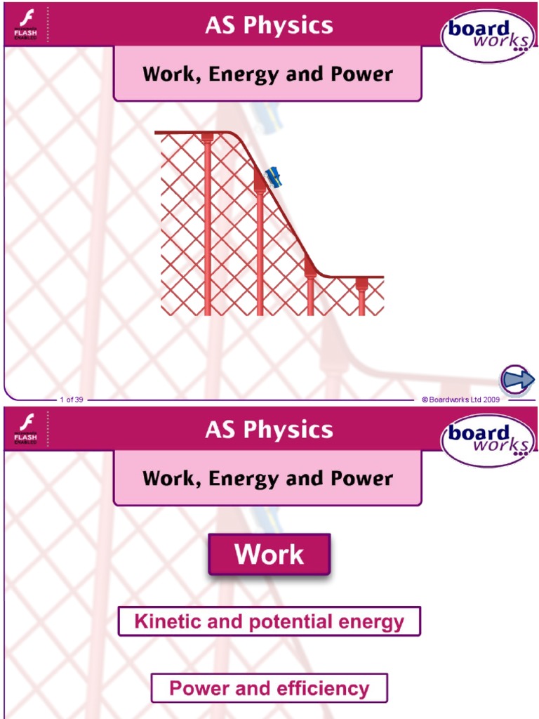 Work Energy and Power | PDF | Potential Energy | Kinetic Energy