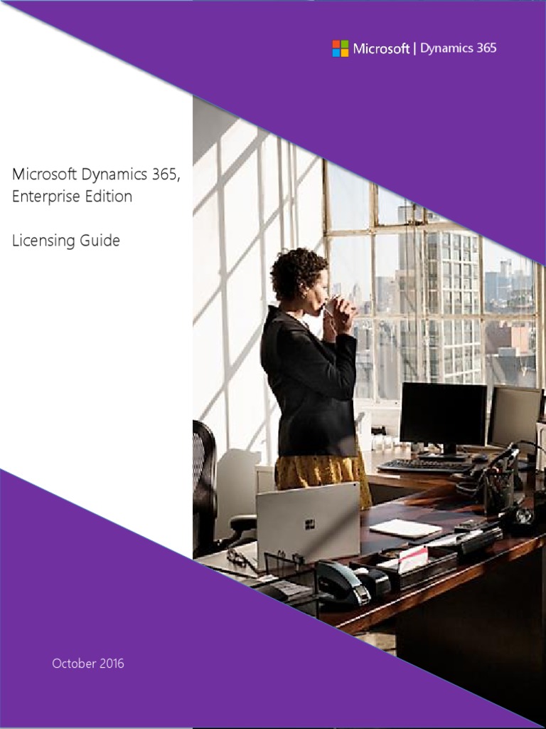 Dynamics 365 Enterprise Edition Licensing Guide | PDF | Microsoft ...