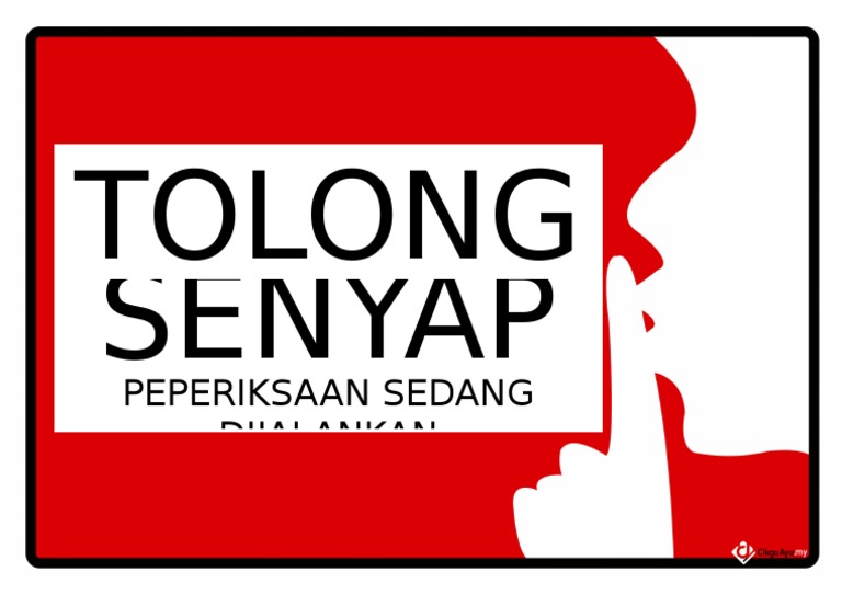 Poster Tolong Senyap | PDF