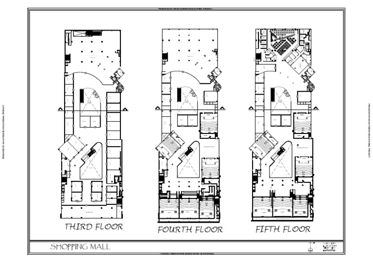 Third Floor Fourth Floor Fifth Floor: Shopping Mall | PDF