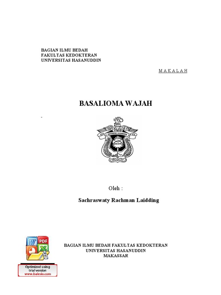Basalioma Wajah PDF | PDF