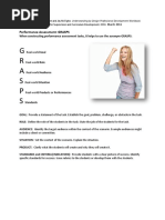 GRASPS Model for Performance Tasks | PDF | Learning | Teachers