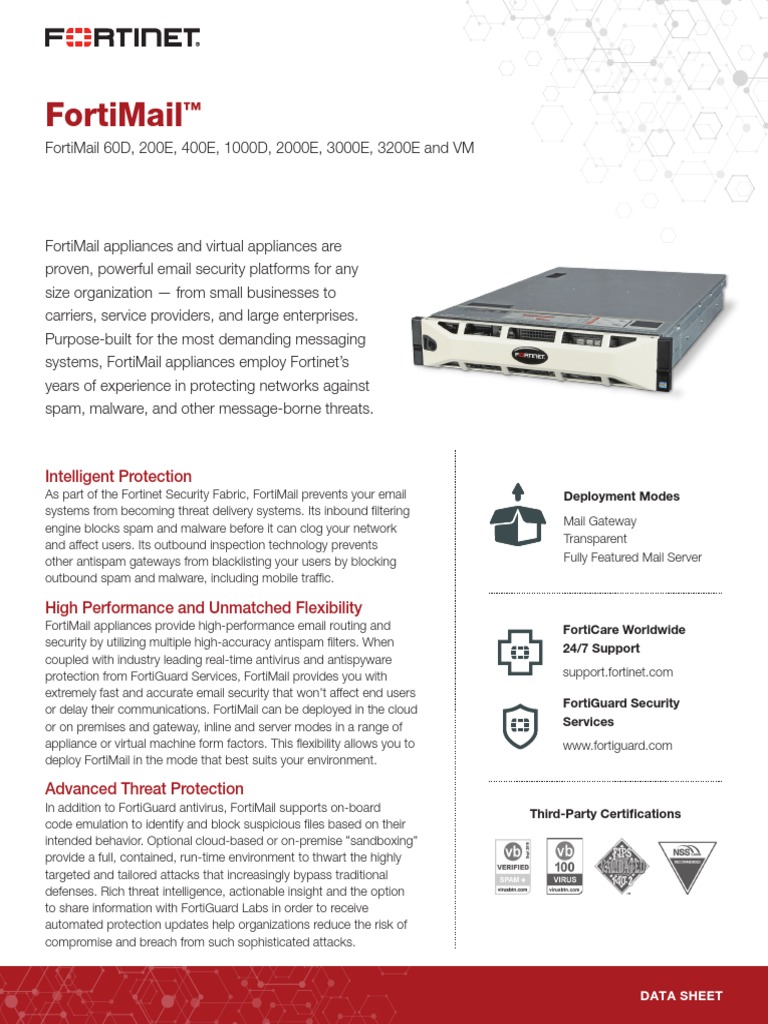 FortiMail.pdf | Email | Email Spam
