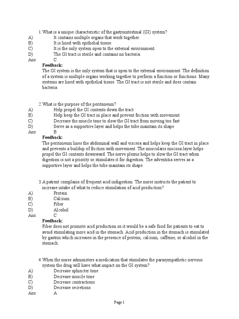 Chapter 56 - Introduction To The Gastrointestinal System | PDF ...