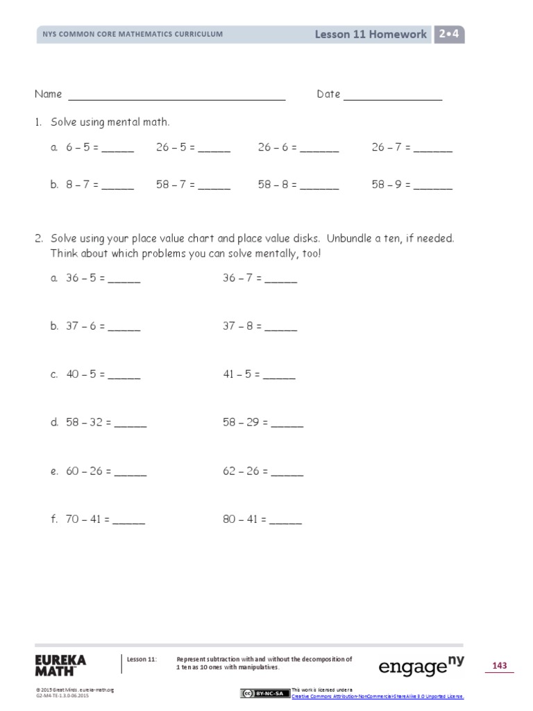Module 4 HMWRK Lesson 11 PDF | PDF | Pedagogy | Teaching Mathematics