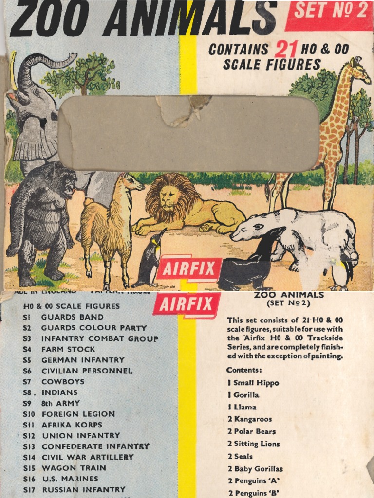 Airfix - 01725 - Zoo Animals No. 2 | PDF