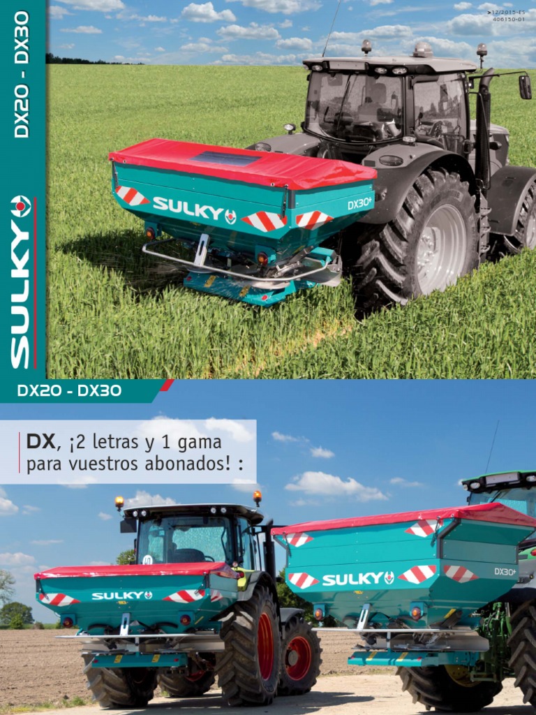 Catalogo DX20 DX20+ DX30+ SULKY | PDF | Science | Ingeniería