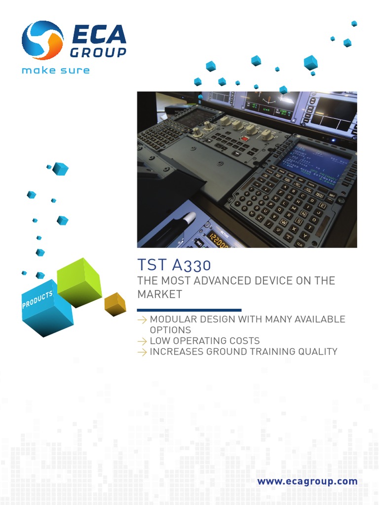 Mockup A330 Touch Screen Trainer ECA Group | PDF | Trainer (Aircraft ...