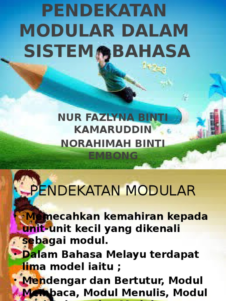Pendekatan Modular Dalam Sistem Bahasa | PDF