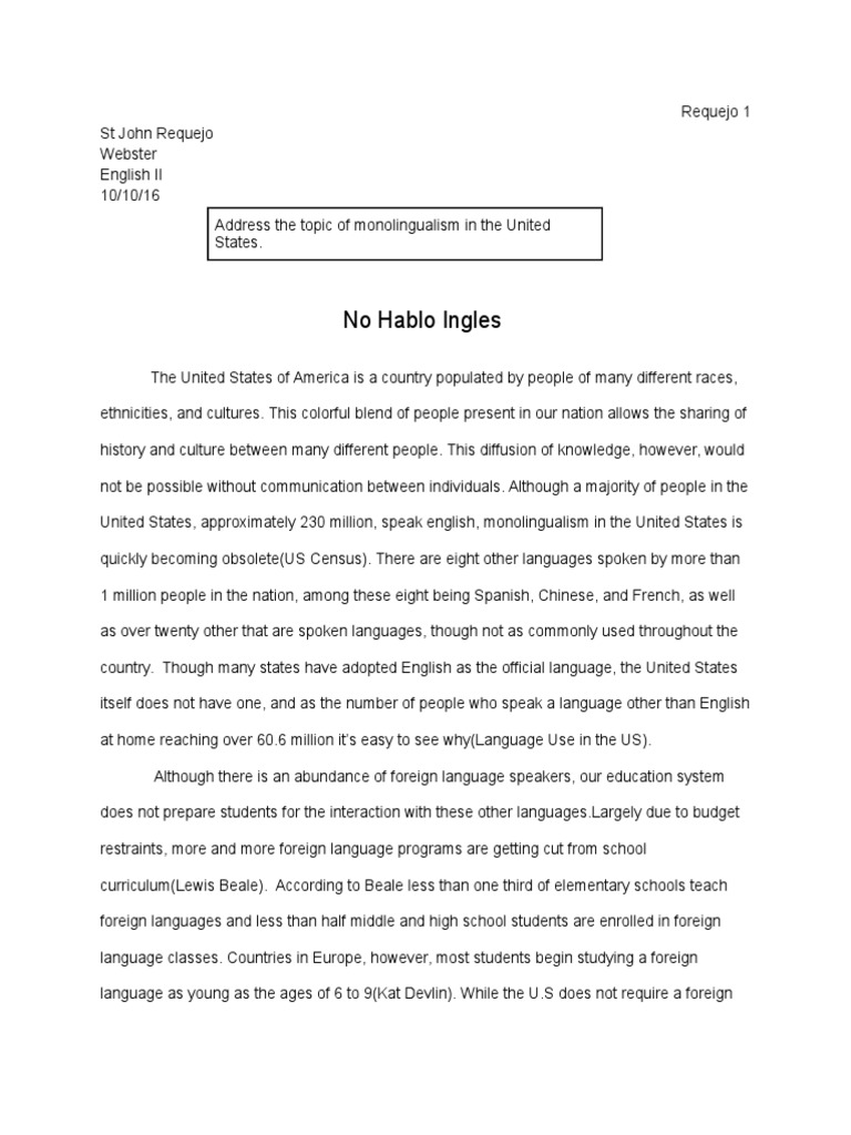 No Hablo Ingles | PDF | Confucianism | Multilingualism