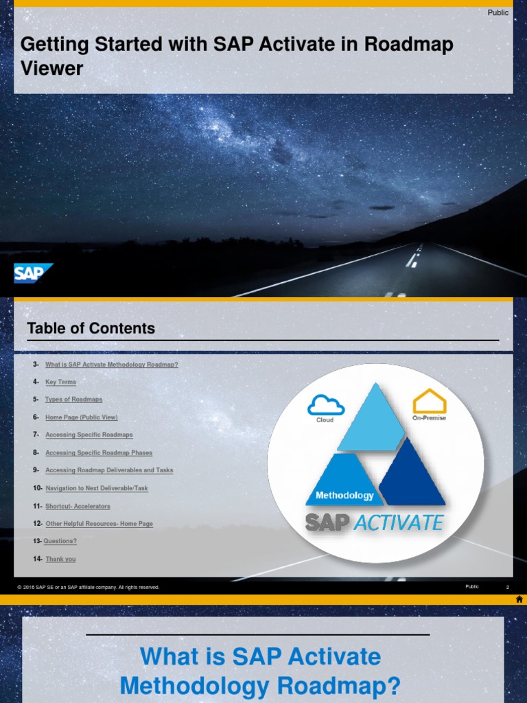 Getting Started With SAP Roadmap Viewer | PDF | Implementation ...