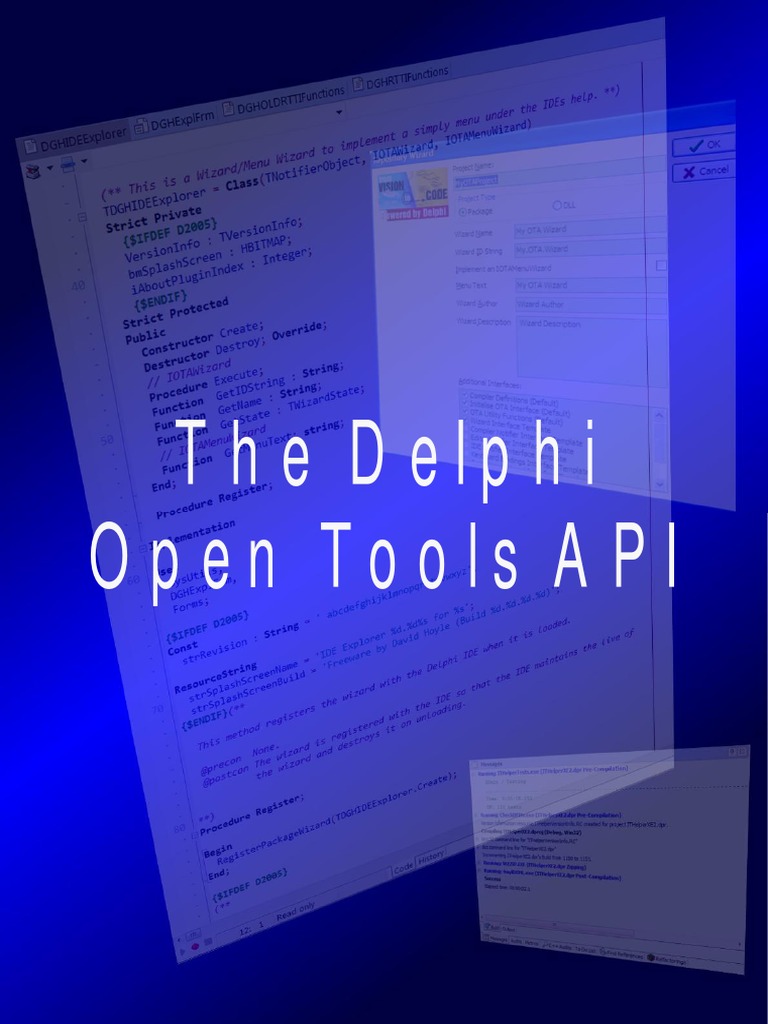 The Delphi IDE Open Tools API Version 1.1 PDF | PDF | Application Programming Interface | Subroutine