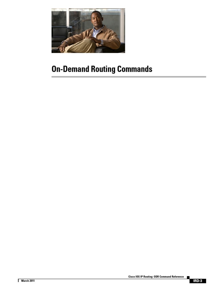 Cisco IOS IP Routing-ODR Command Reference | PDF | Router (Computing) | Routing