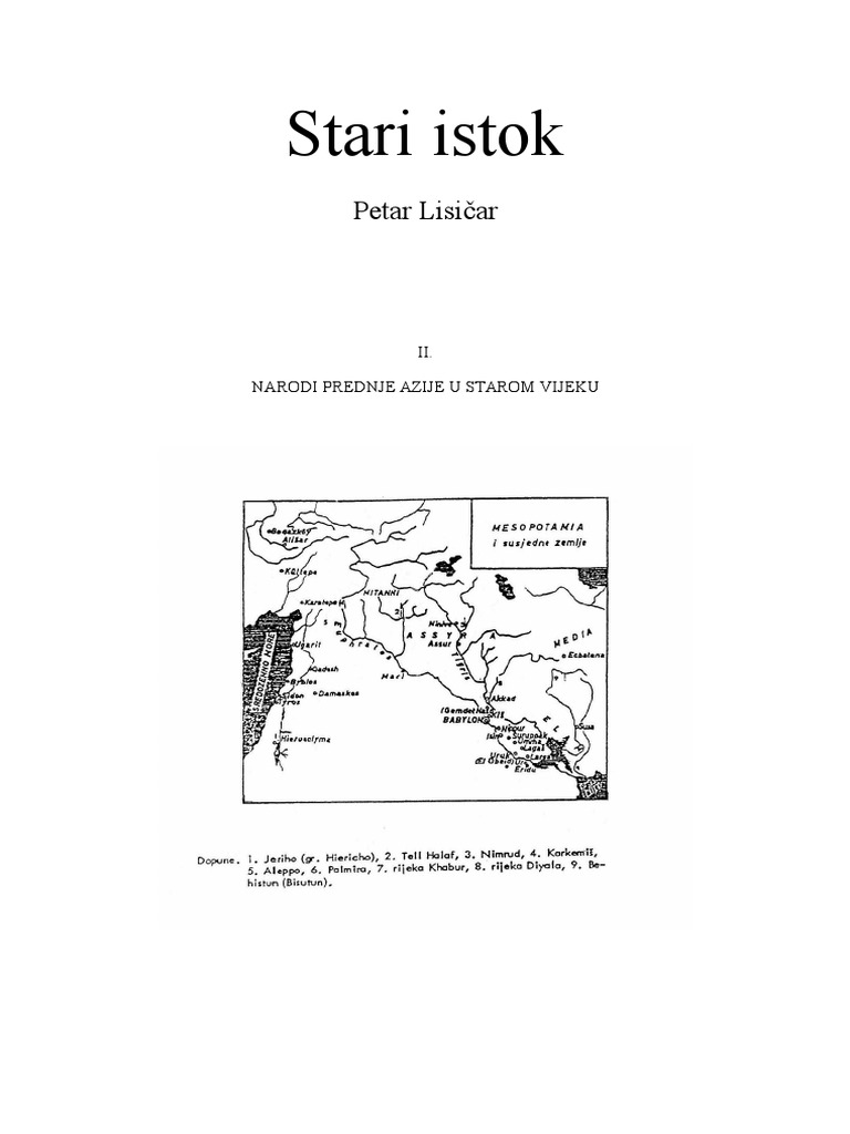 Stari Istok, Petar Lisičar | PDF