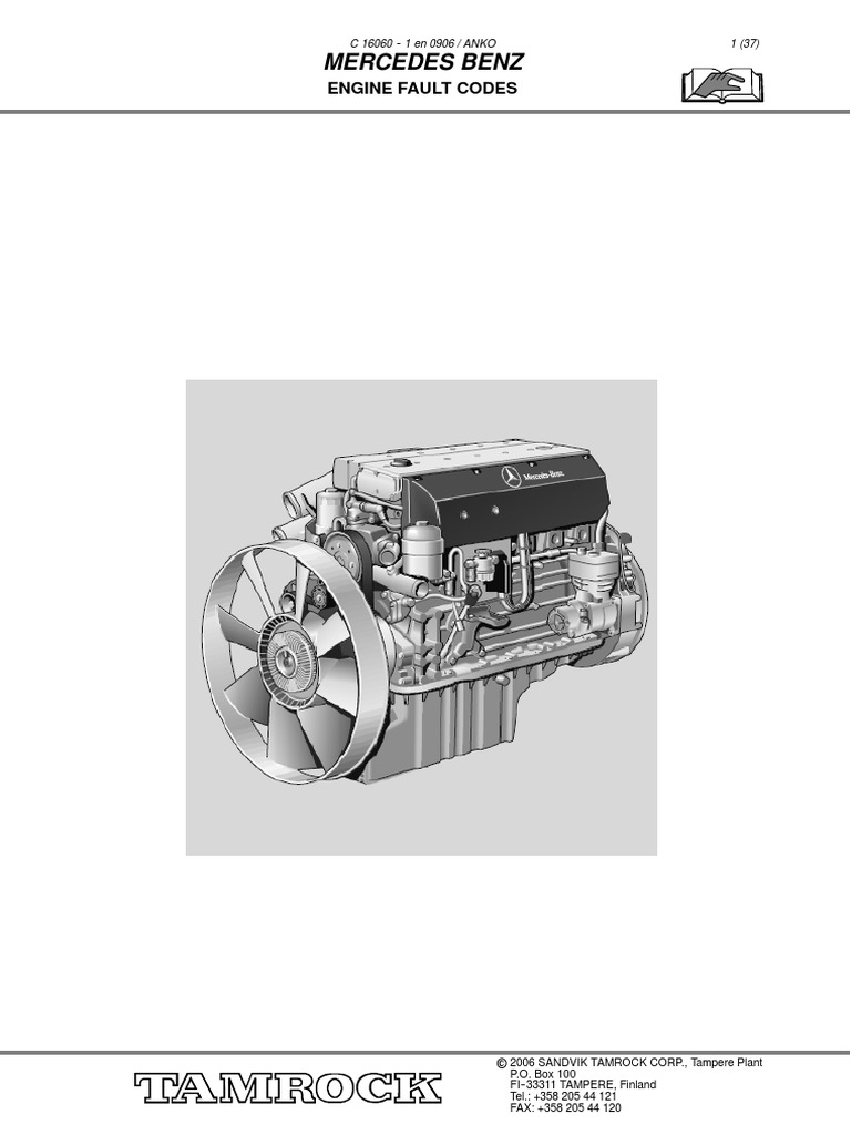 Mercedes Benz: Engine Fault Codes | PDF | Electrical Connector | Relay