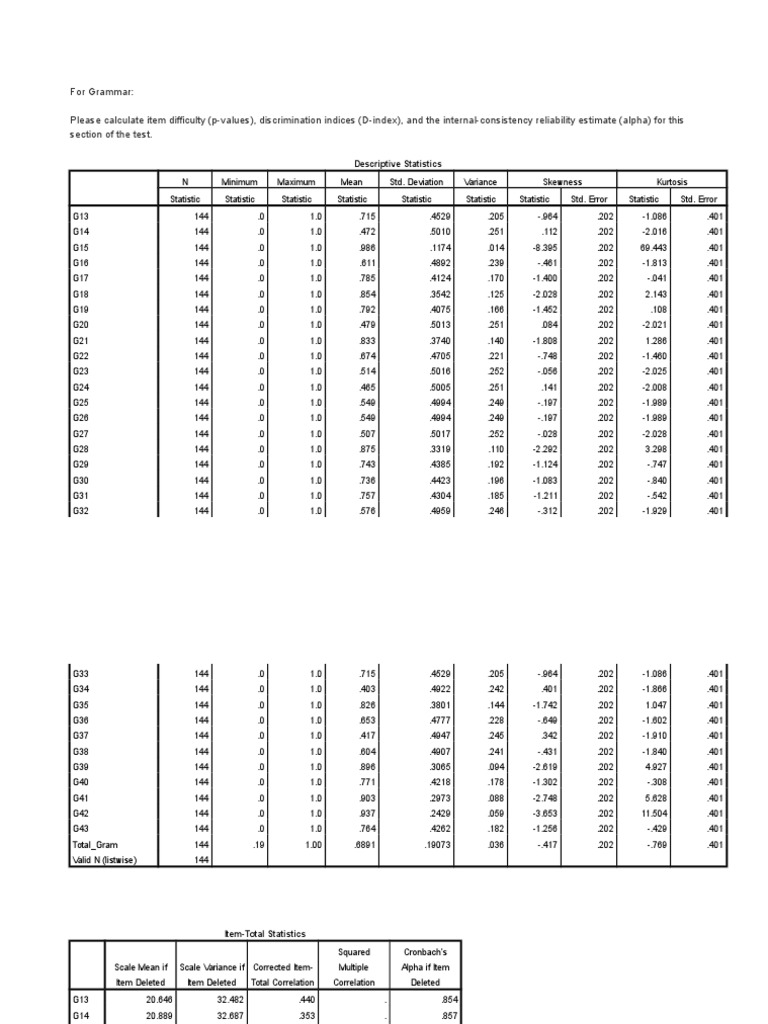 Grammar Stuff | PDF | Statistic | Data Collection