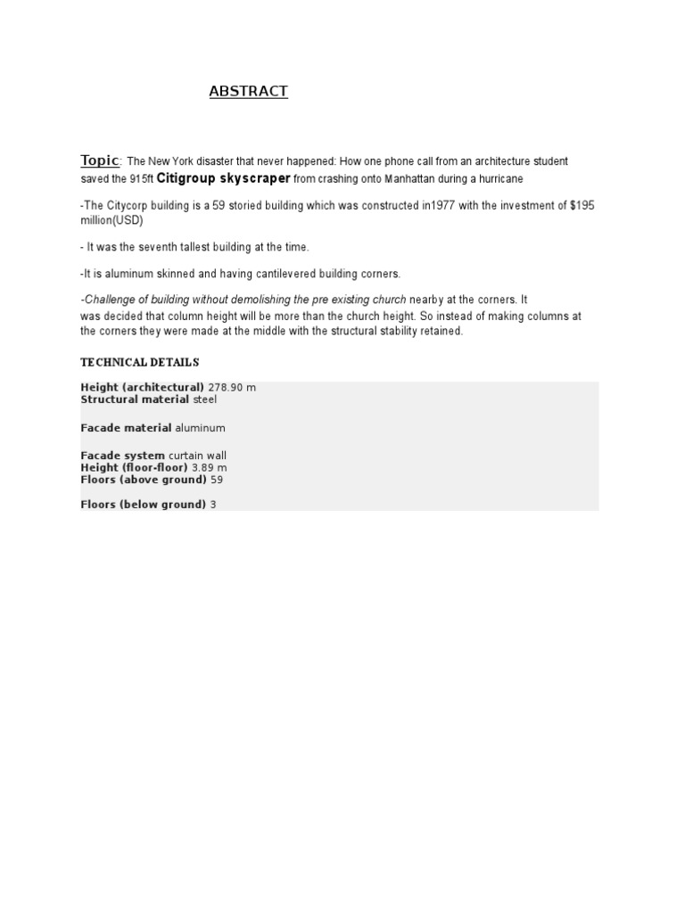 Abstract Final | PDF | Architectural Design | Architecture