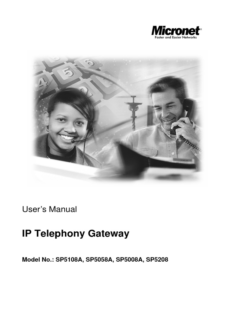 IP Telephony Gateway: User's Manual | PDF | Session Initiation Protocol | Port (Computer Networking)