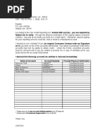 Full Credit Sweep Letter | PDF | Government | Business